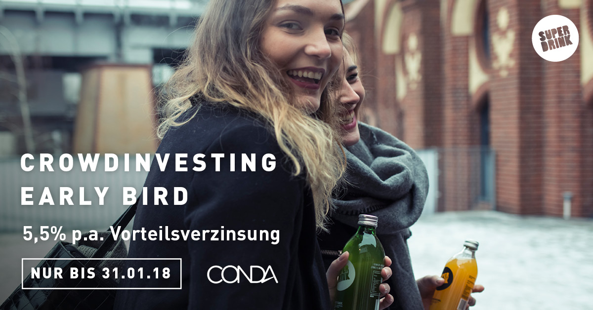 SUPERDRINK: Early Bird bis zum 31. Januar sichern! - CONDA