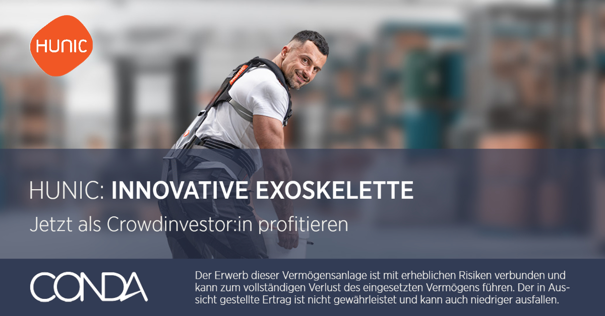 HUNIC - Ergonomische Exoskelette für die Arbeitswelt 4.0 - CONDA