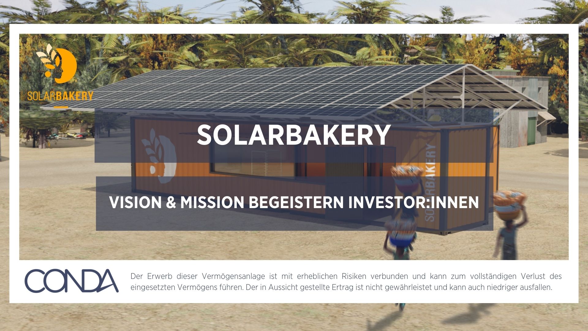 SOLARBAKERY eröffnet neue Perspektiven | CONDA