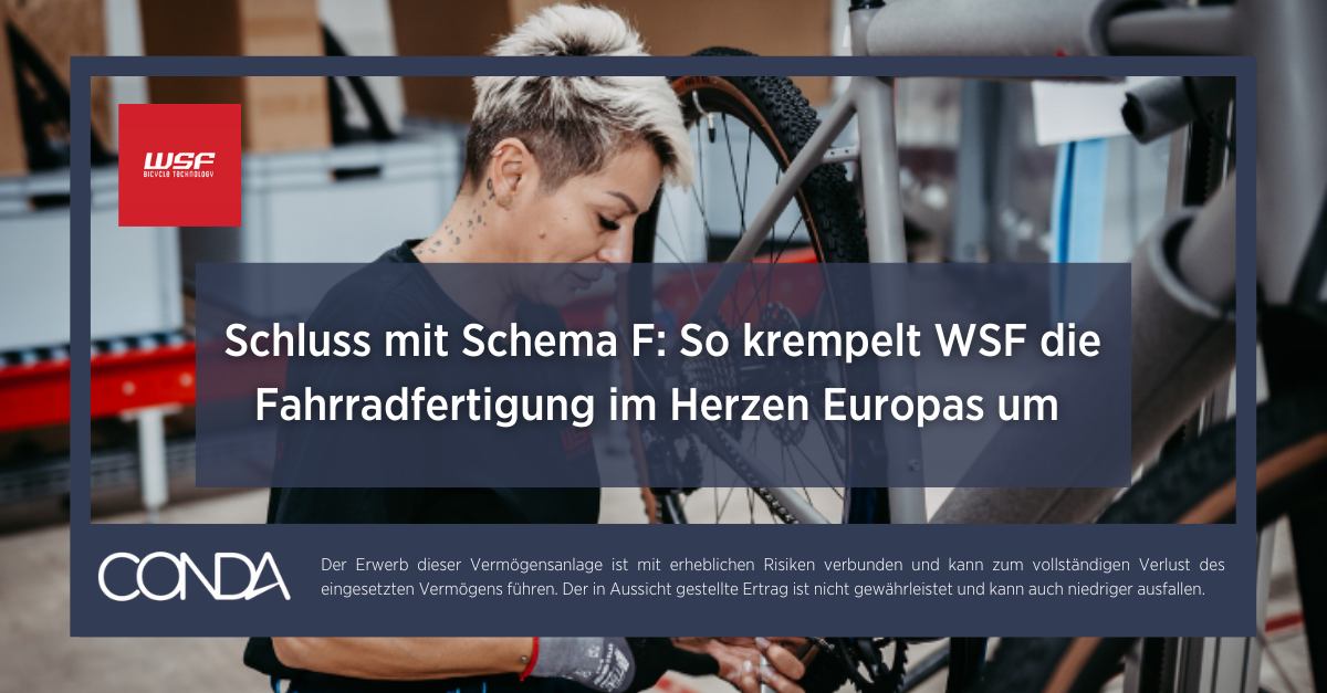 Schluss mit Schema F: So krempelt WSF die Fahrradfertigung im Herzen Europas um | CONDA