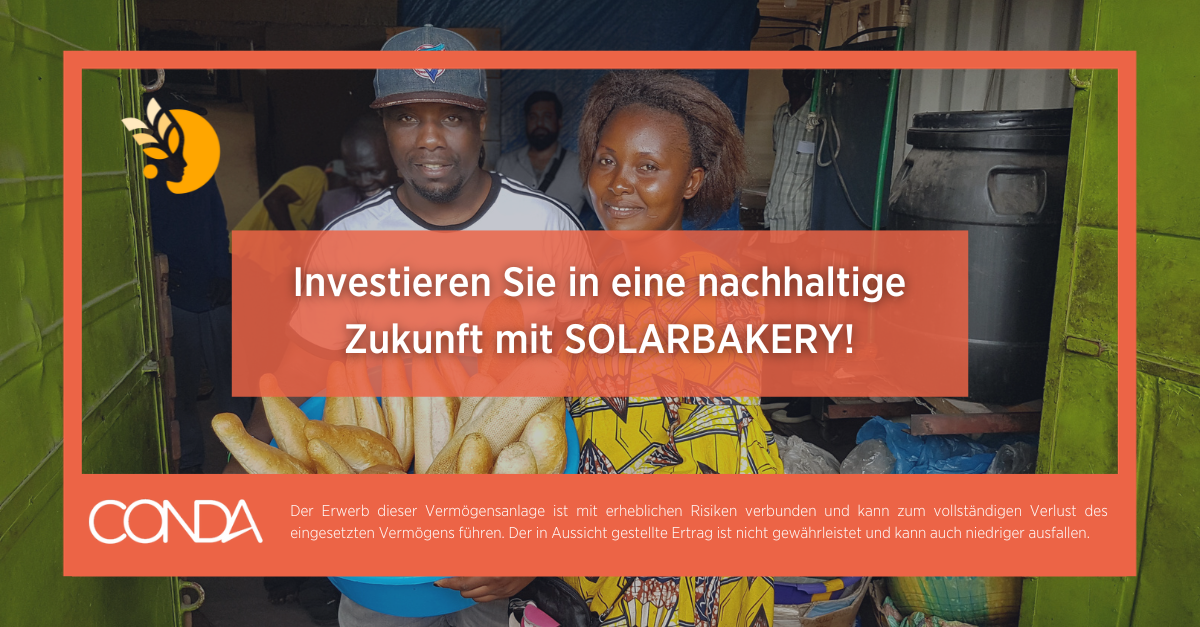 Investieren Sie in eine nachhaltige Zukunft mit SOLARBAKERY | CONDA